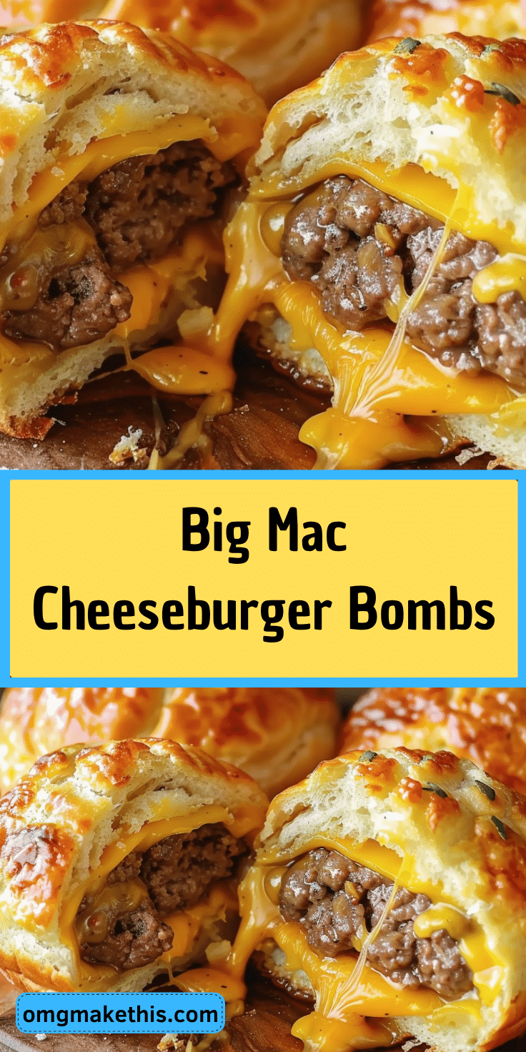 Big Mac Cheeseburger Bombs | Omg Make This