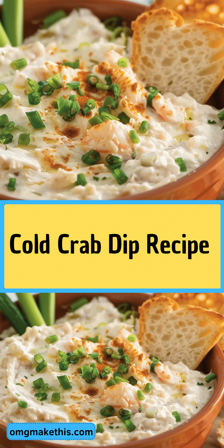 Cold Crab Dip Recipe | Omg Make This