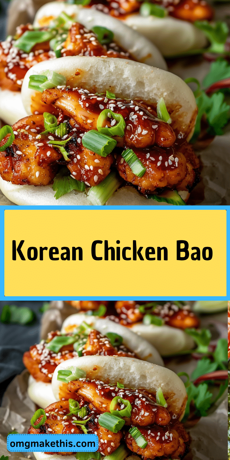 Korean Chicken Bao Recipe | Omg Make This