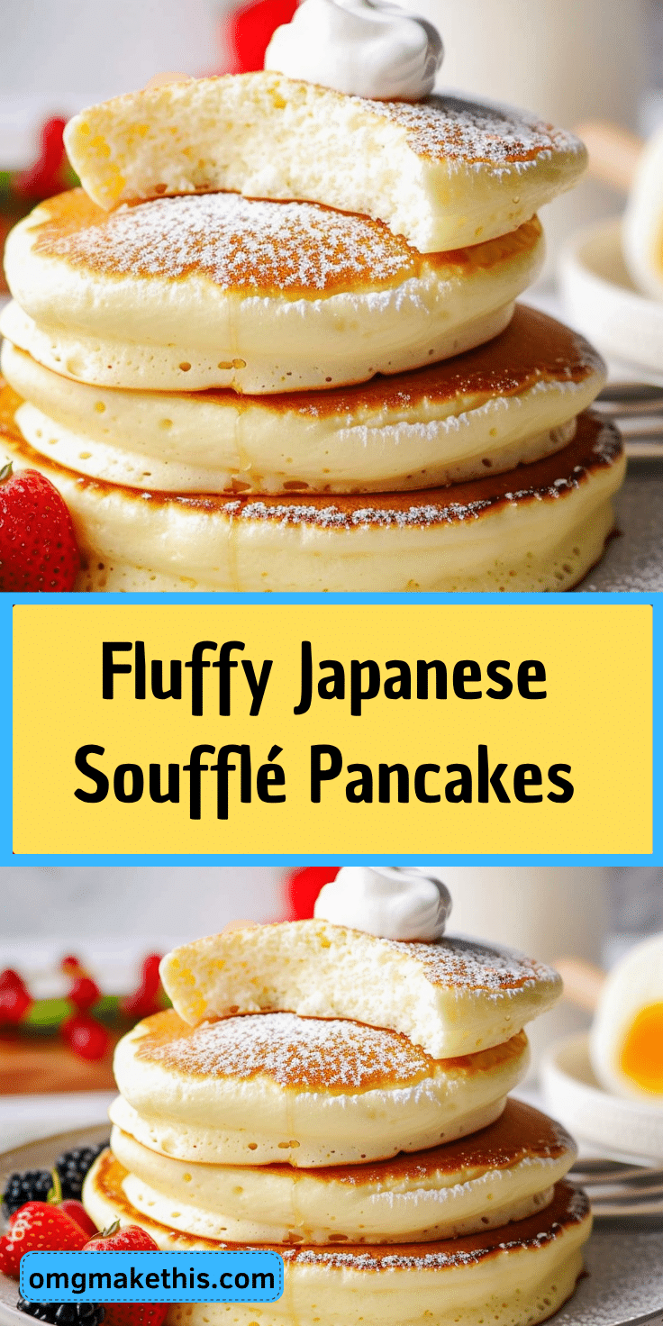 Fluffy Japanese Soufflé Pancakes | Omg Make This
