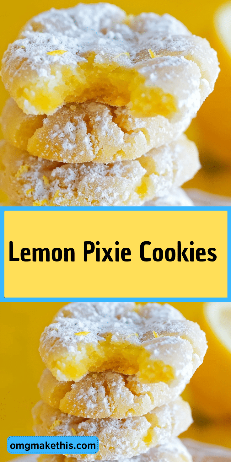 Lemon Pixie Cookies | Omg Make This