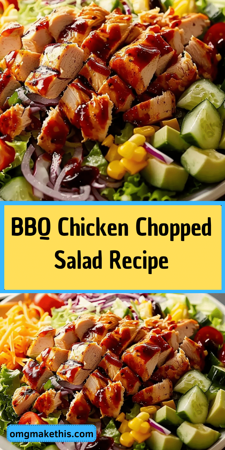 BBQ Chicken Chopped Salad Recipe | Omg Make This