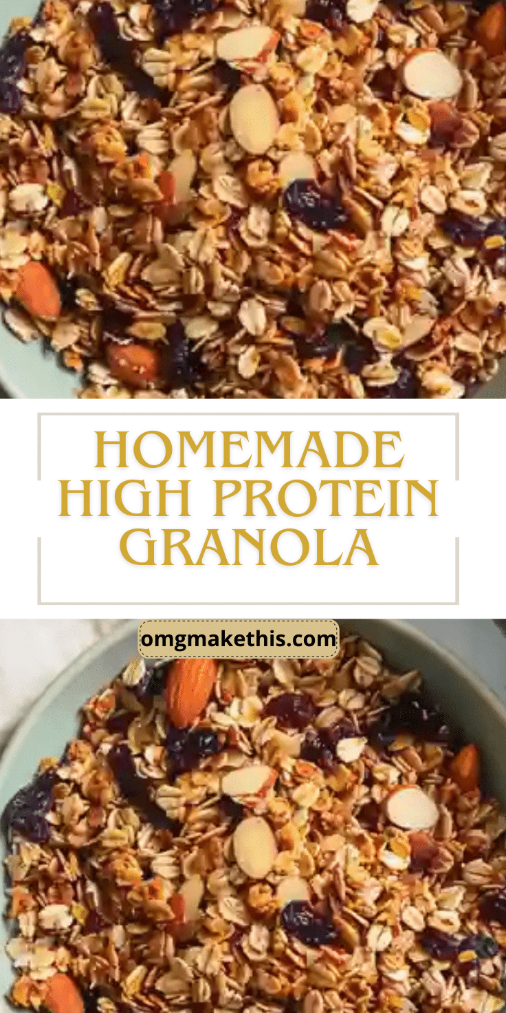 Homemade High Protein Granola | Omg Make This