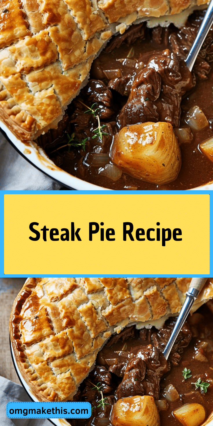 Steak Pie Recipe | Omg Make This