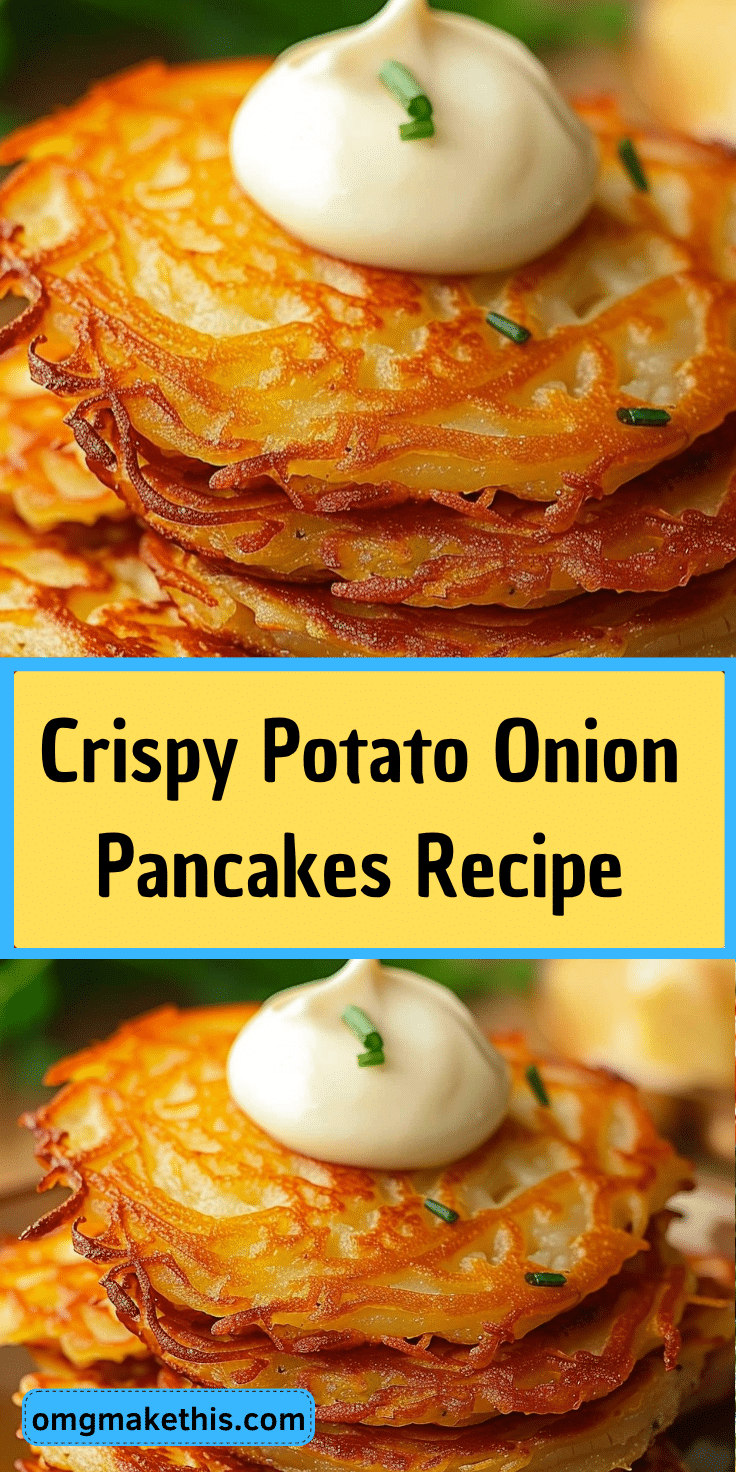 Crispy Potato Onion Pancakes Recipe | Omg Make This