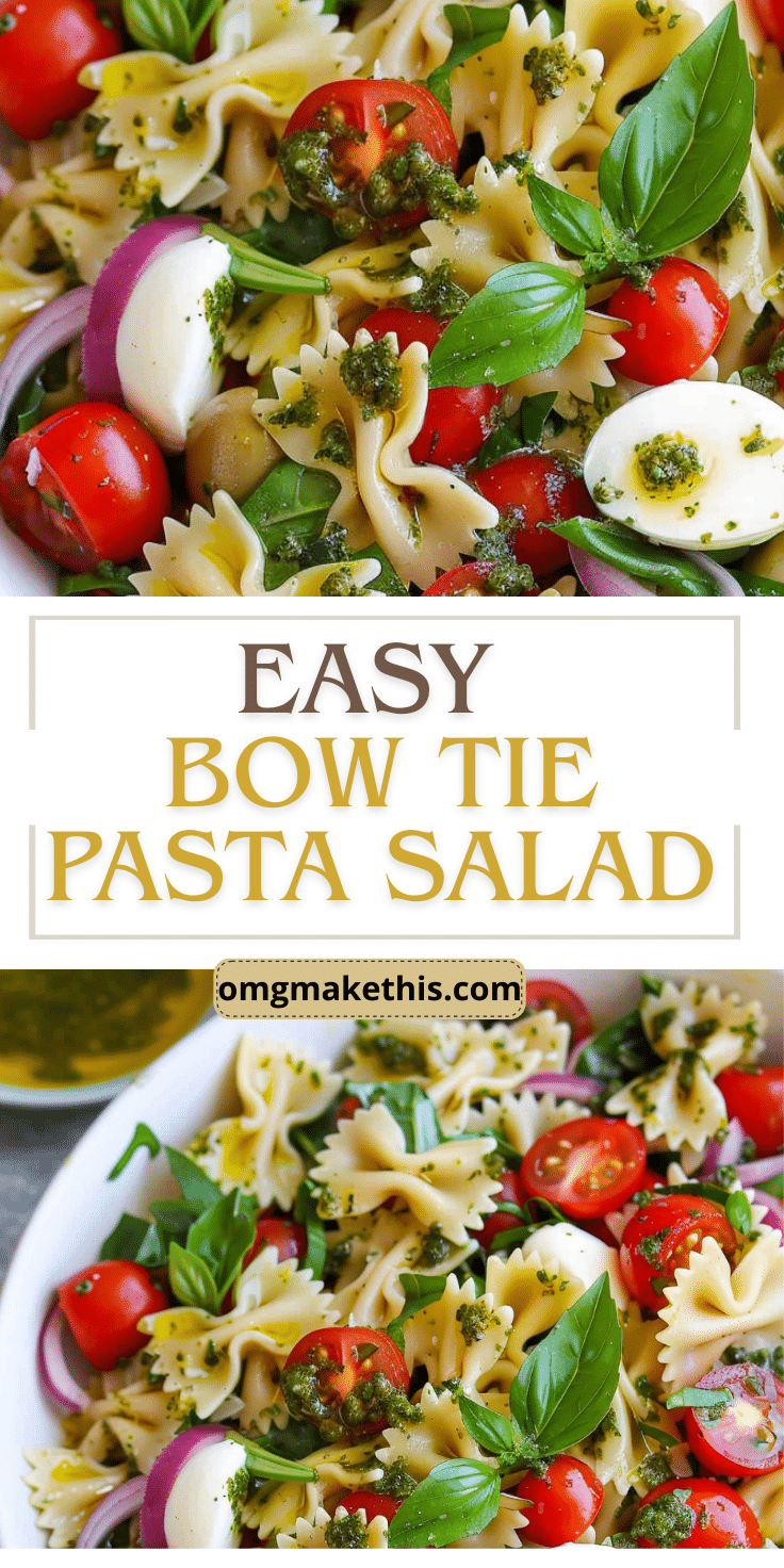 Bow Tie Pasta Salad | Omg Make This