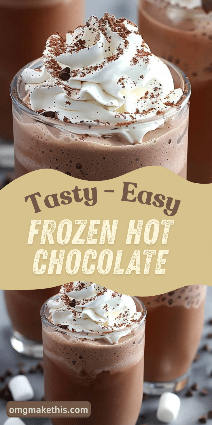 Frozen Hot Chocolate Recipe | Omg Make This