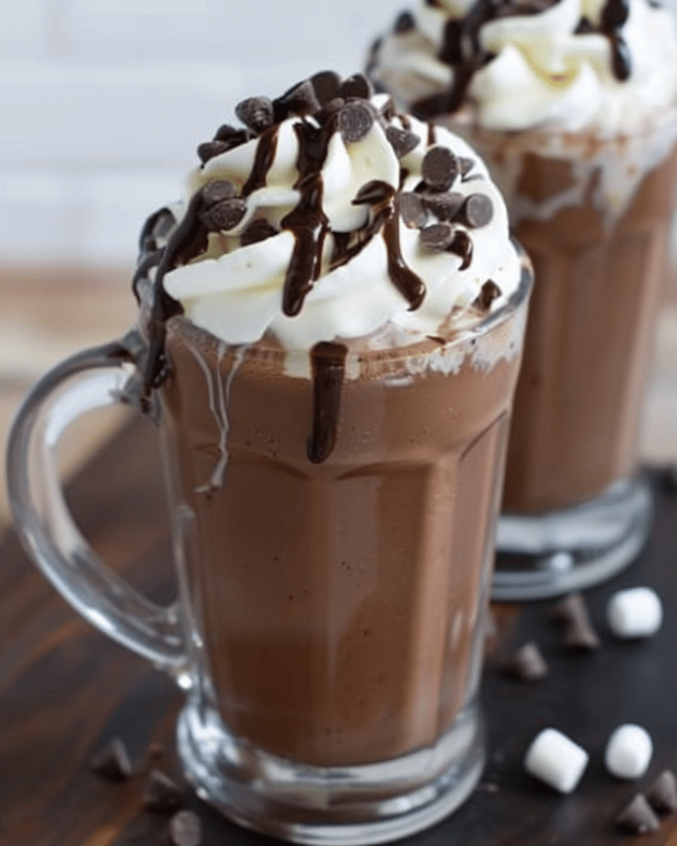 Frozen Hot Chocolate Recipe | Omg Make This