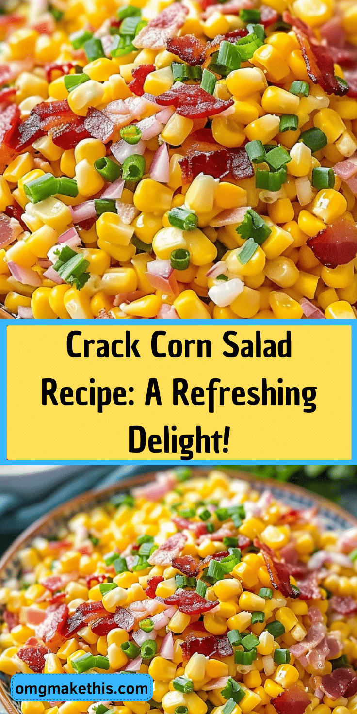 Crack Corn Salad Recipe: A Refreshing Delight! | Omg Make This